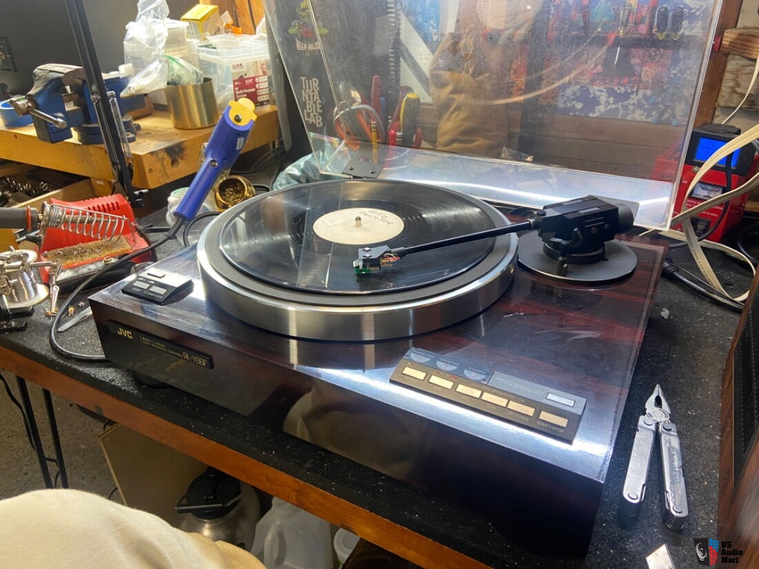 Jvc ql-y66f fully automatic turntable new cartridge dust cover classic ...
