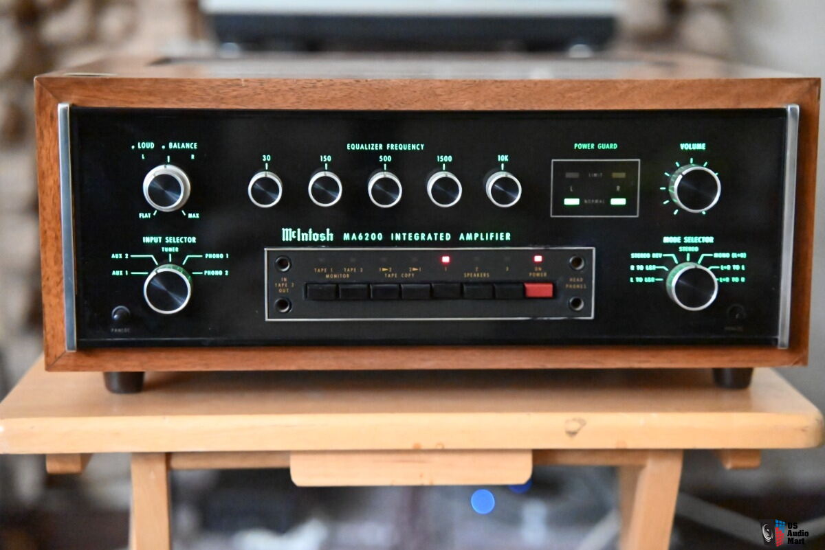 McIntosh MA6200 Stereo Integrated Amplifier w/ wooden case Photo ...