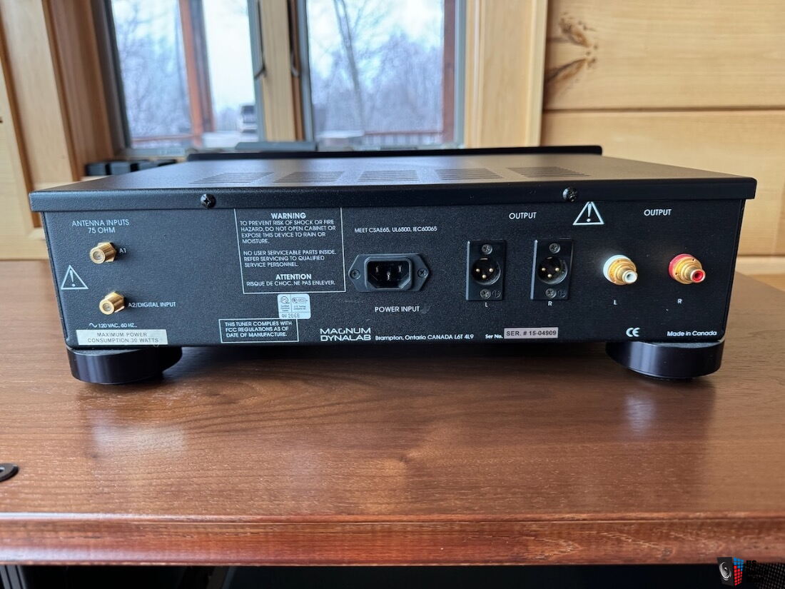 Magnum Dynalab MD 106T Tube output tuner with 7308 output tubes and two ...