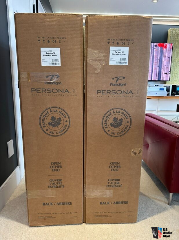 Paradigm Persona 3F Floorstanding Speaker Metallic Silver - Price is ...