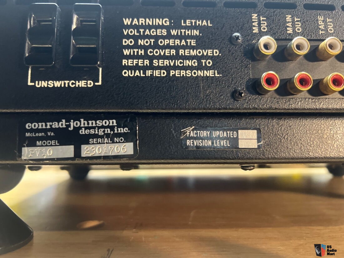 Conrad Johnson PV10A w/ Phono & CJ factory upgrade-sounds great Photo ...