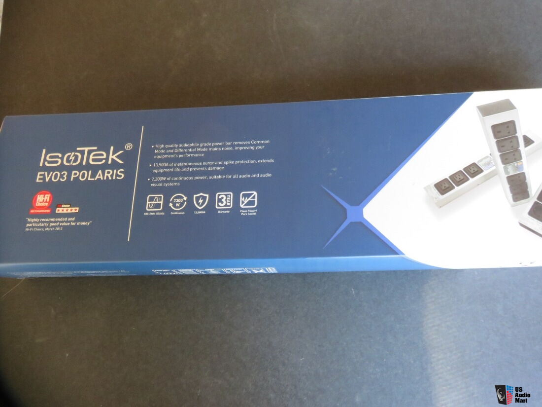 IsoTek EVO3 Polaris Powerline Conditioner and Surge Protector w/Isotek ...