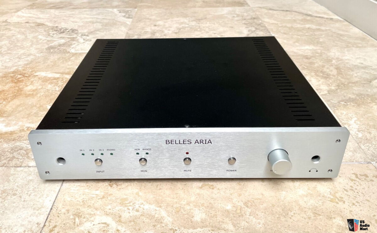 Belles Aria solid-state Integrated Amplifier, 75W @ 8 ohms, 125W @ 4 ...