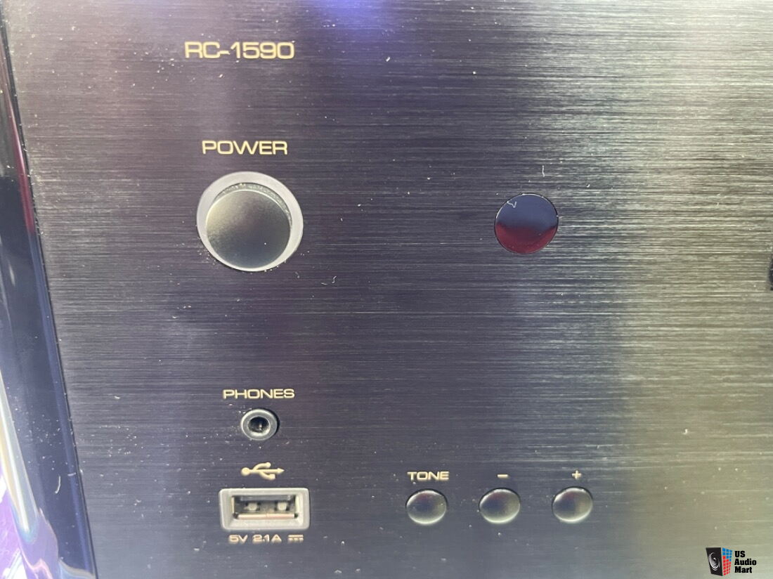 Rotel RC-1590 RC1590 Stereo Pre Amplifier PreAmp audiophile; Black ...
