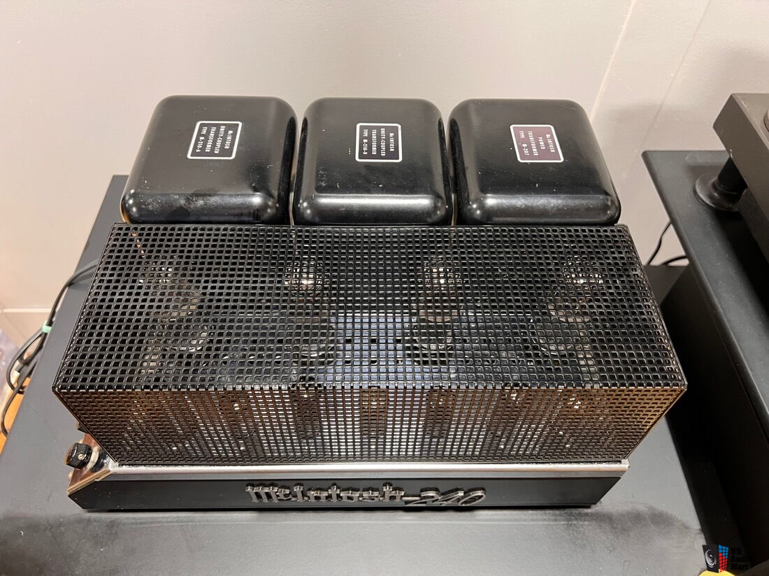 McIntosh MC240 Tube Power Amp, First of the Mac Stereo Tubers! Photo ...