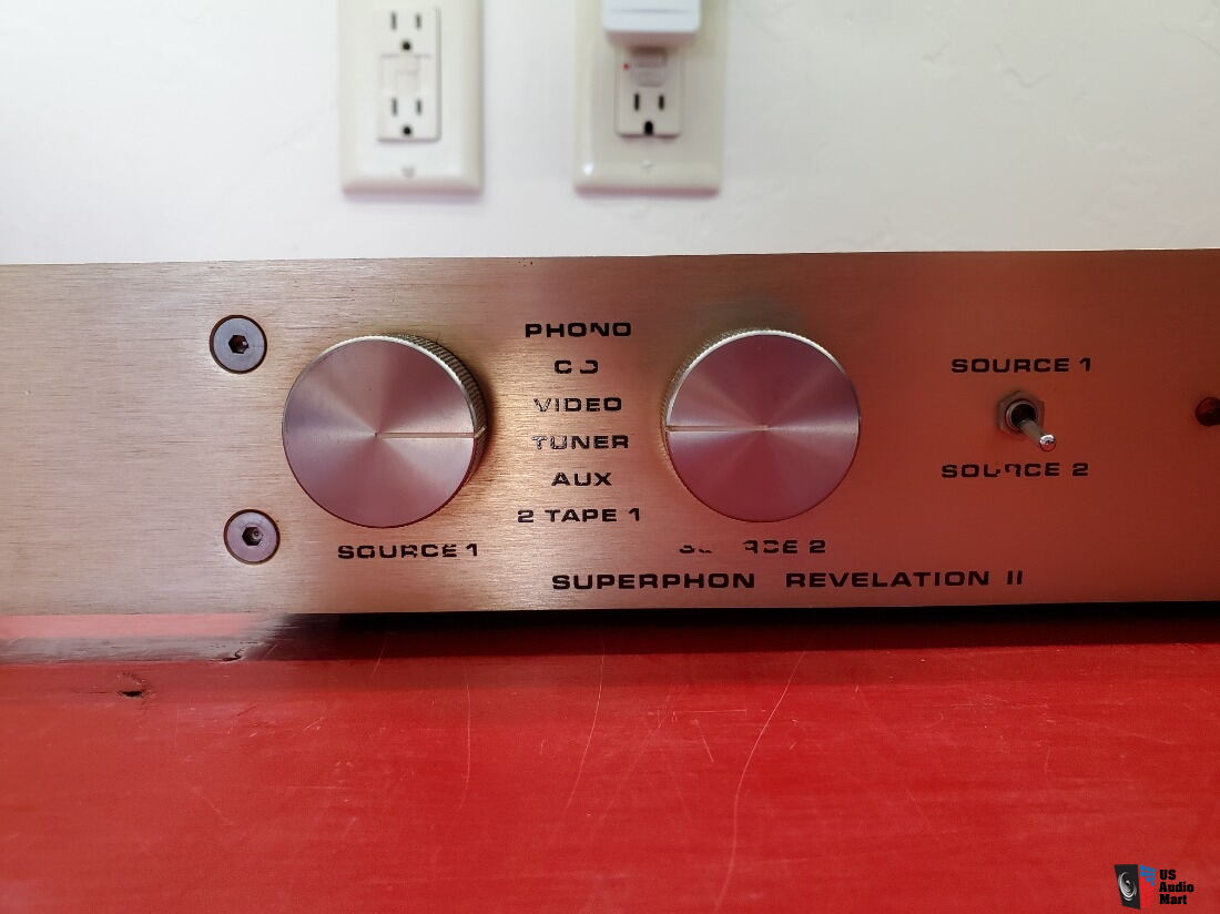 Superphon Revelation MkII Preamplifier, Dual Mono, with Phono Photo ...
