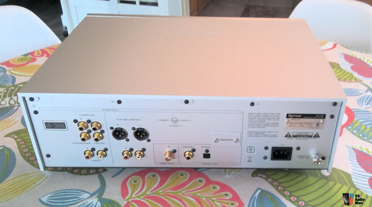 Esoteric SA-60: CD/SACD/SACD Multi-Channel/DVD Audio/CD-R/CD-RW Audio ...