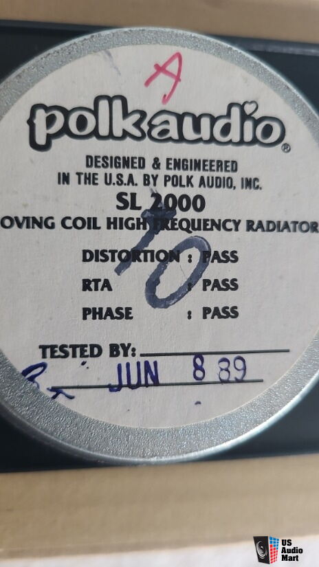 Polk Audio SL2000 Tweeter Photo #4982002 - US Audio Mart