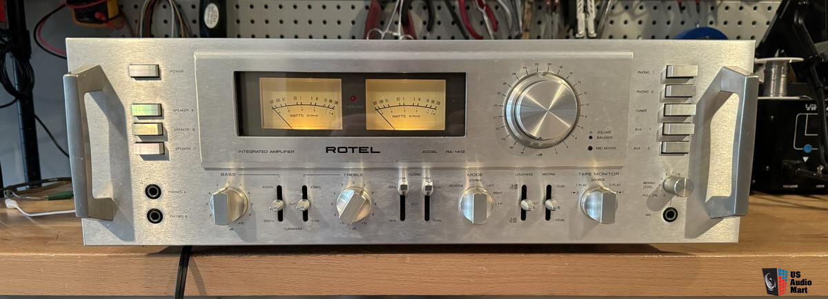 Rotel Model RA-1412 110 Watt Integrated Stereo Amplifier Photo #4983917 ...