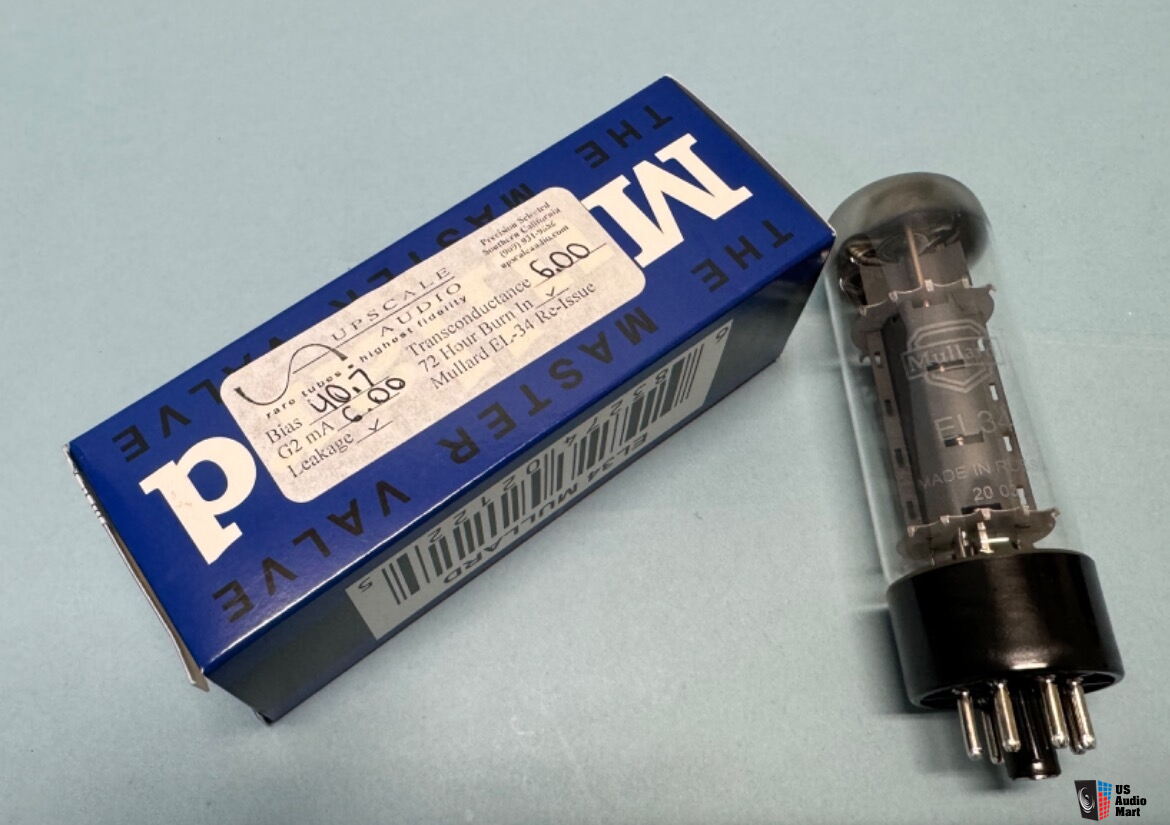 Mullard EL-34 - POWER TUBE (8) Photo #4985327 - US Audio Mart