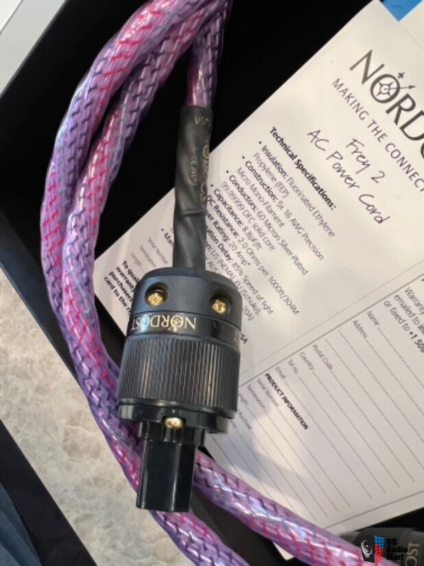 Nordost Frey 2 Power cord 2M (2 available) Photo #4987640 - US Audio Mart