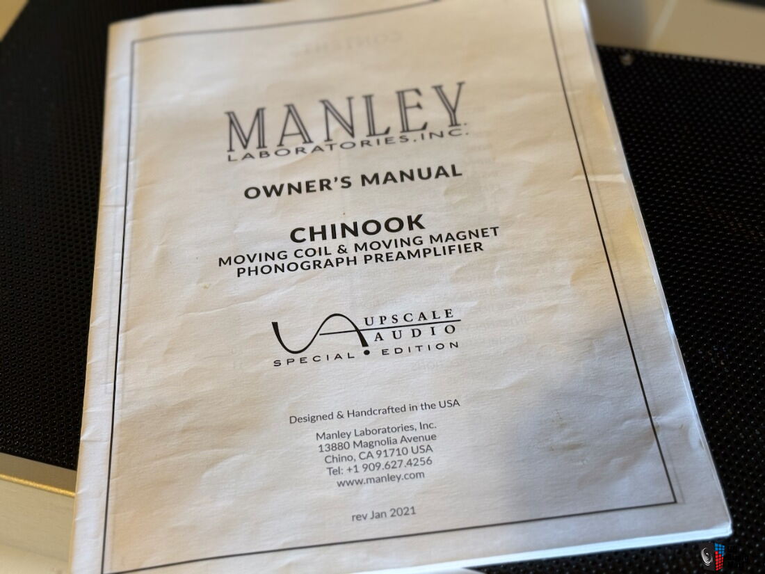 Manley Labs Chinook Special Edition Mark II Phono Preamp-Silver Photo ...