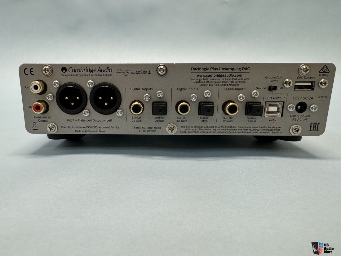 Cambridge Dacmagic Plus DAC & External Linear Power Supply 12V 6A Photo ...