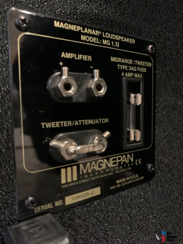 Magnepan MG-1.7i in excellent condition! Photo #4992598 - US Audio Mart
