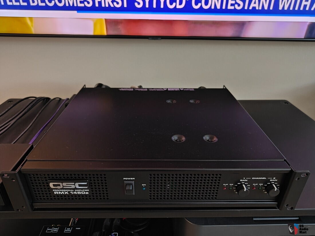 QSC RMX1450A Amplifier With Quiet Fan Installed ONE WEE OLD For Sale ...