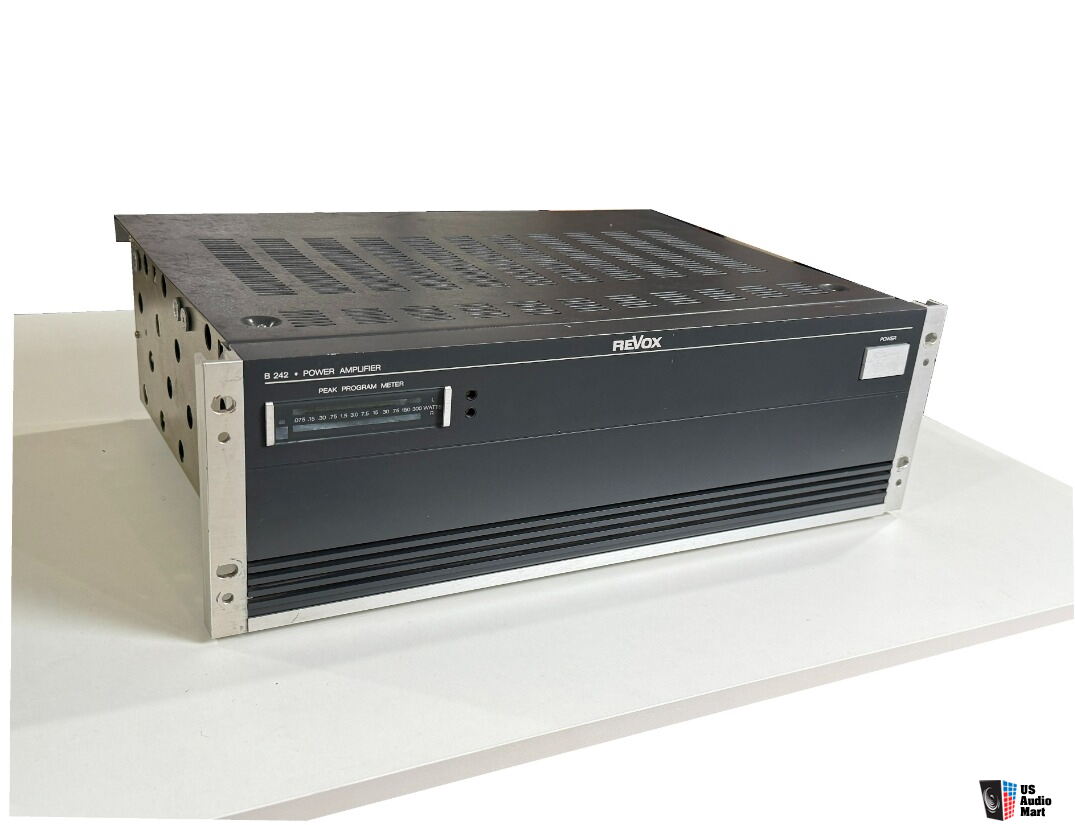 HI-END Revox B242 POWER Amplifier Photo #4995522 - US Audio Mart