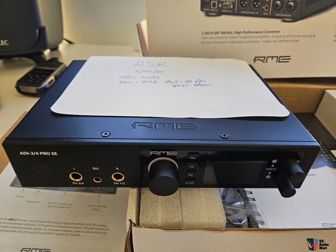 RME ADI-2/4 Pro Special Edition Photo #4995799 - US Audio Mart