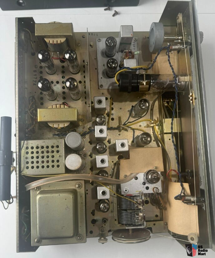 Vintage Hi-Fi Allied 333 vacuum tube stereo receiver - Metal cover ...
