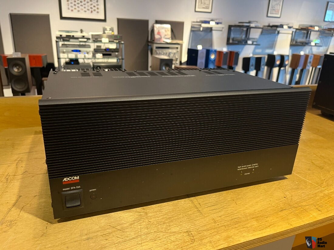 Adcom GFA-555 Stereo Power Amplifier - 200 WPC - Awesome Sound! Dealer ...