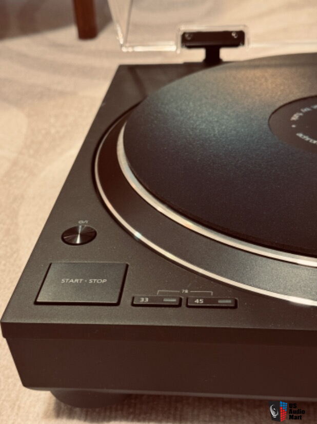 Technics SL-1500C Black Turntable with ACHROMAT APM MAT Photo #4997407 ...