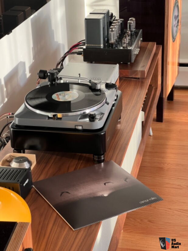 Thorens TD 124 DD + Ortofon SPU TD 124 MC cartridge + Custom dust cover ...
