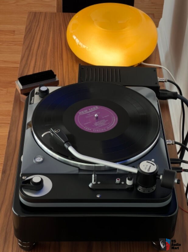 Thorens TD 124 DD + Ortofon SPU TD 124 MC cartridge + Custom dust cover ...