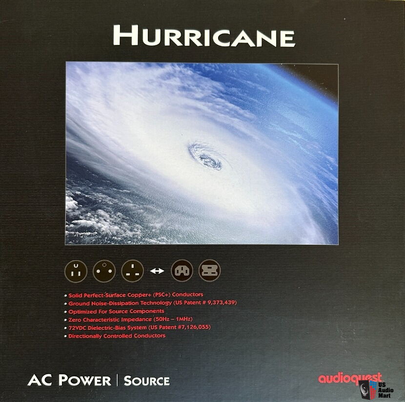 AudioQuest Hurricane Source AC Cable 2m - Like New Photo #4998134 - US ...