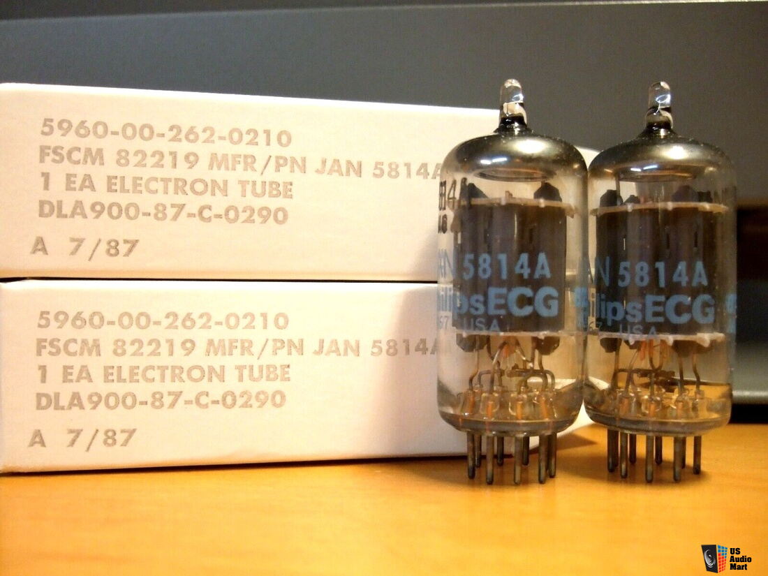NOS Philips JAN 5814A Factory Sealed 100 ct. Case = 12AU7, 6189, 7316 ...
