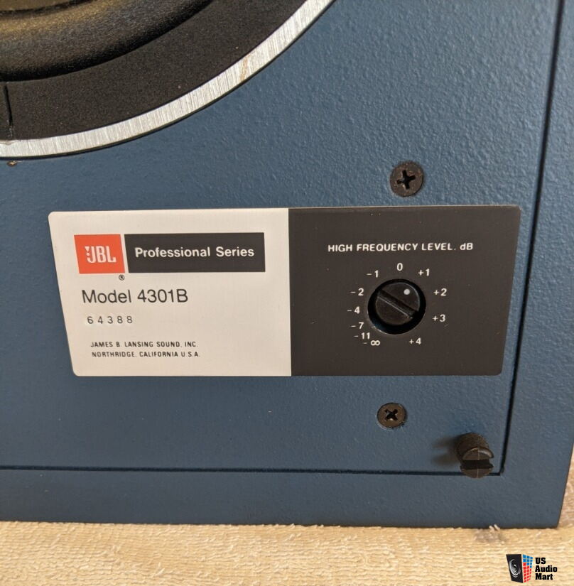 JBL 4301B Blue Face Professional Monitor Speakers Photo #5003648 - US ...