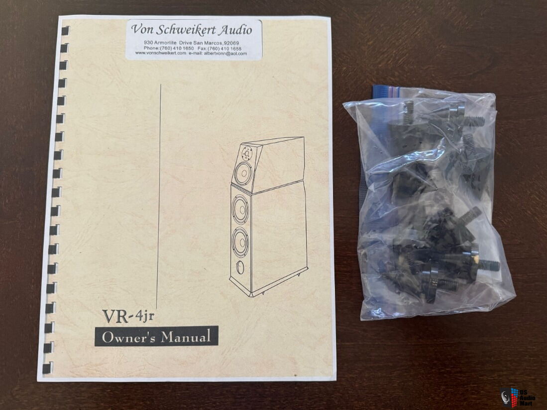 Von Schweikert VR-4jr Speakers Photo #5003822 - US Audio Mart