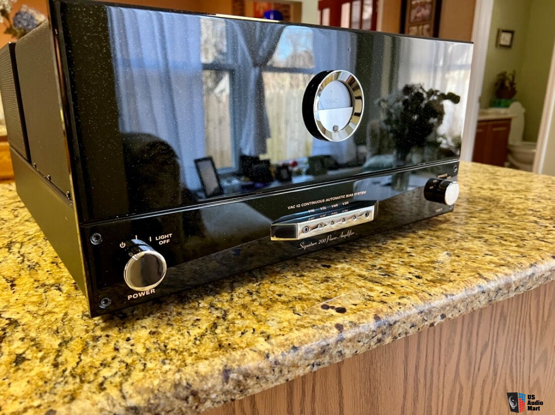 VAC Signature 200 iQ (Mono, Sefl Biasing New Edition) Black, Excellent ...