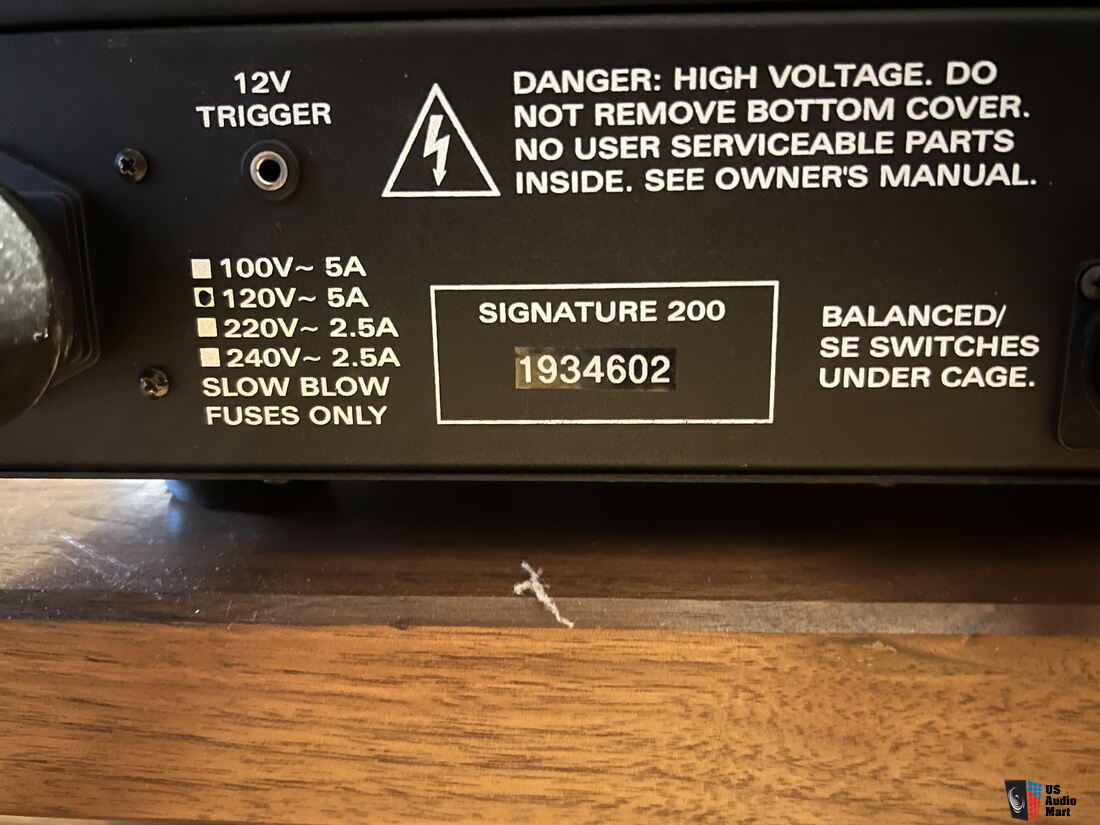 VAC Signature 200 iQ (Mono, Sefl Biasing New Edition) Black, Excellent ...