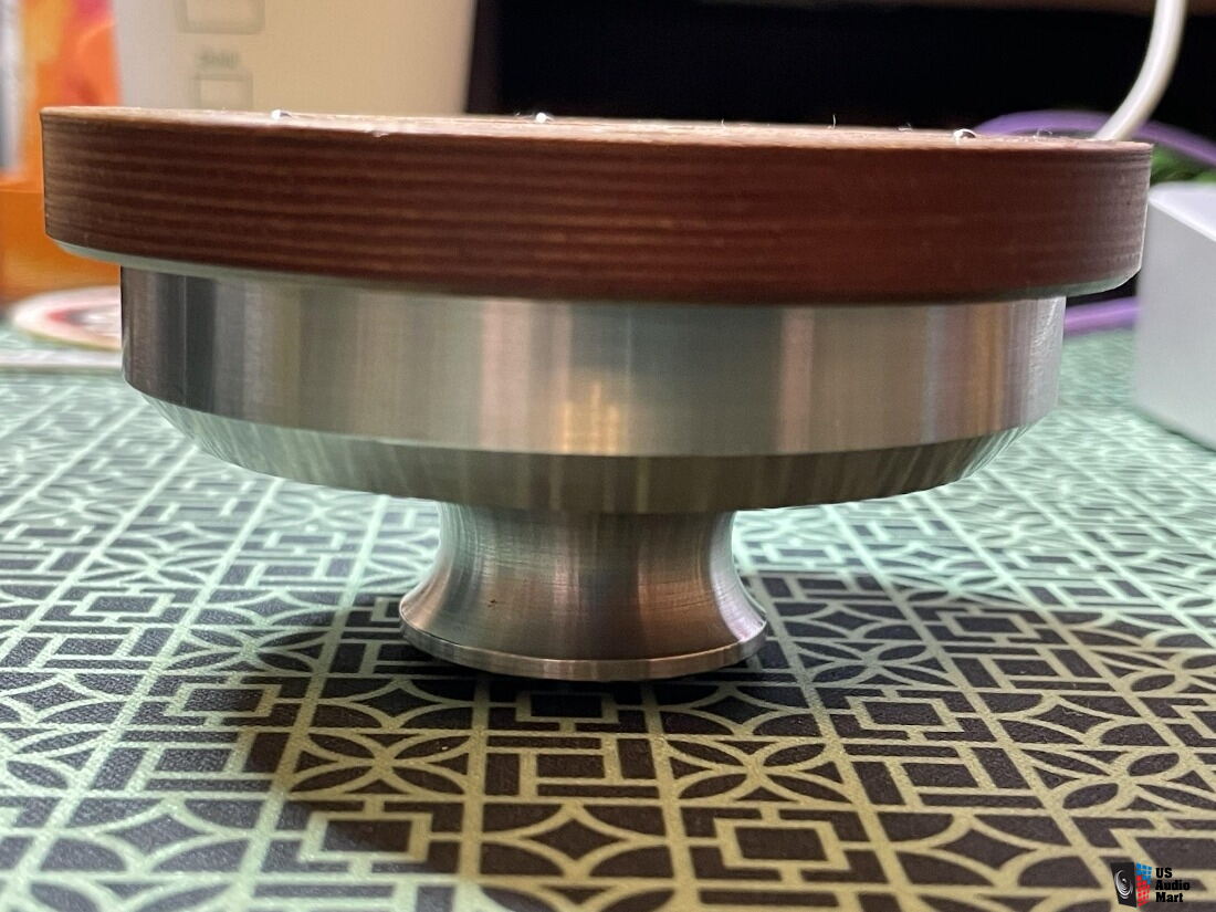 Clearaudio Statement Record Clamp Panzerholz
