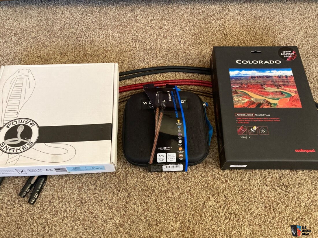 Audioquest Colorado SE Wireworld Eclipse 8 1M. Free Shipping Photo ...