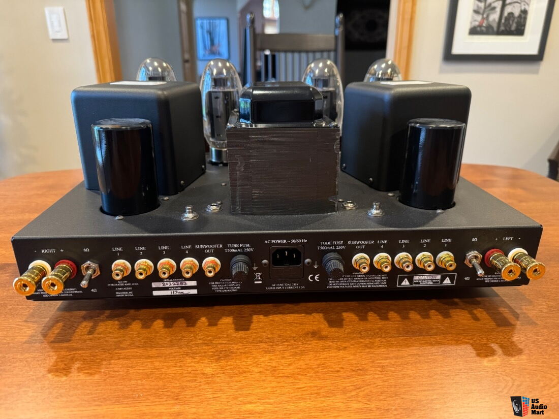 Cary SLi-100 Tube Integrated Amplifier (Silver Faceplate) Photo ...