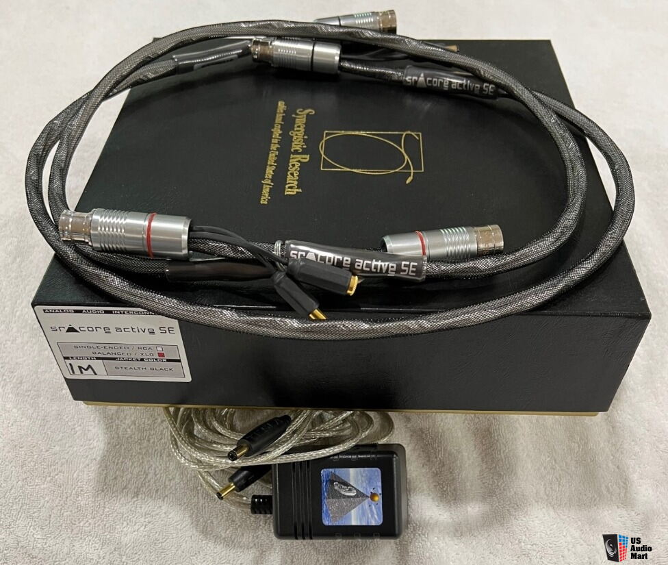 Synergistic Research Core Active SE - 1M XLR INTERCONNECT w/ MPC For ...