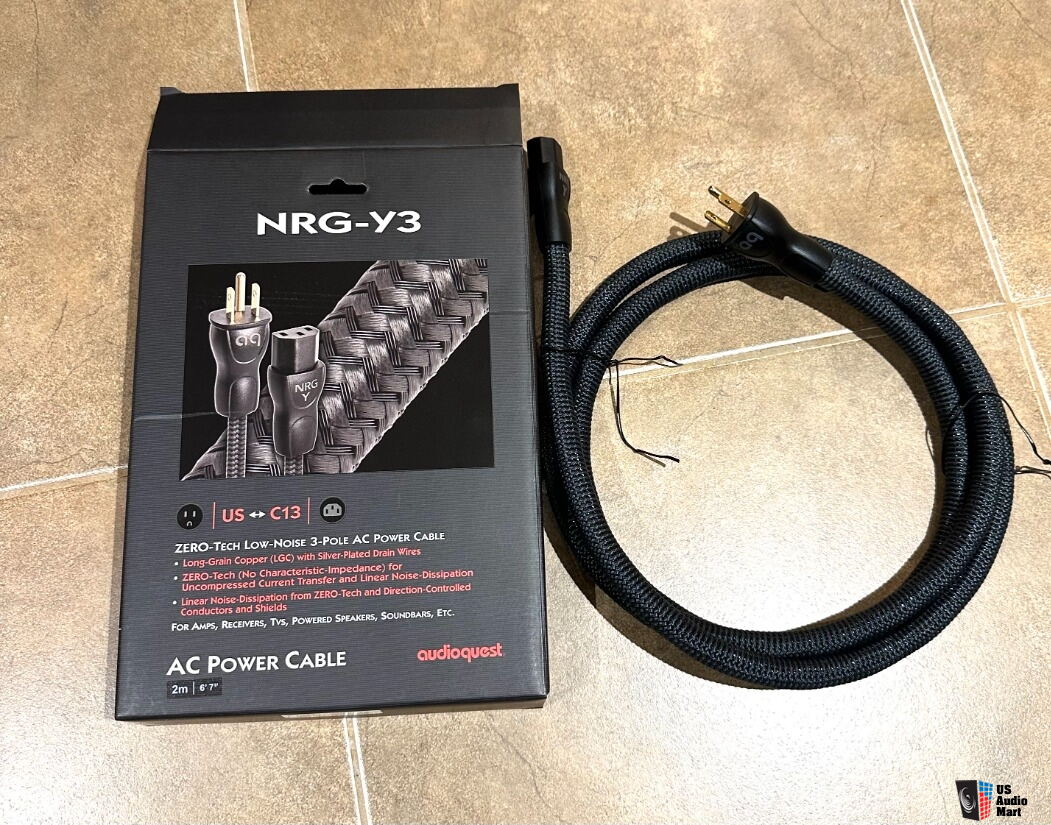 Audioquest NRG-Y3 2m AC Power Cable C13 Photo #5007203 - US Audio Mart