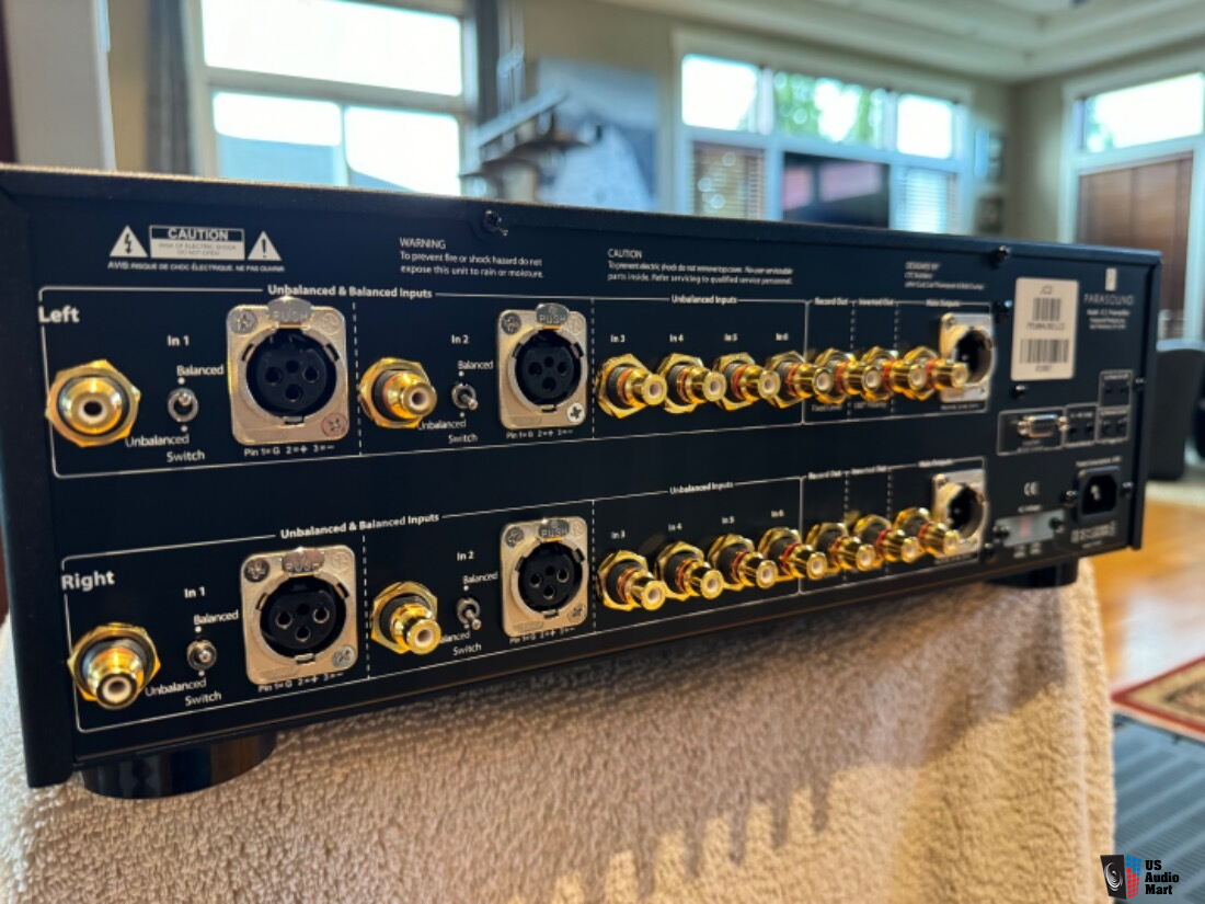 Parasound JC-2 Preamplifier (Black) REDUCED PRICE