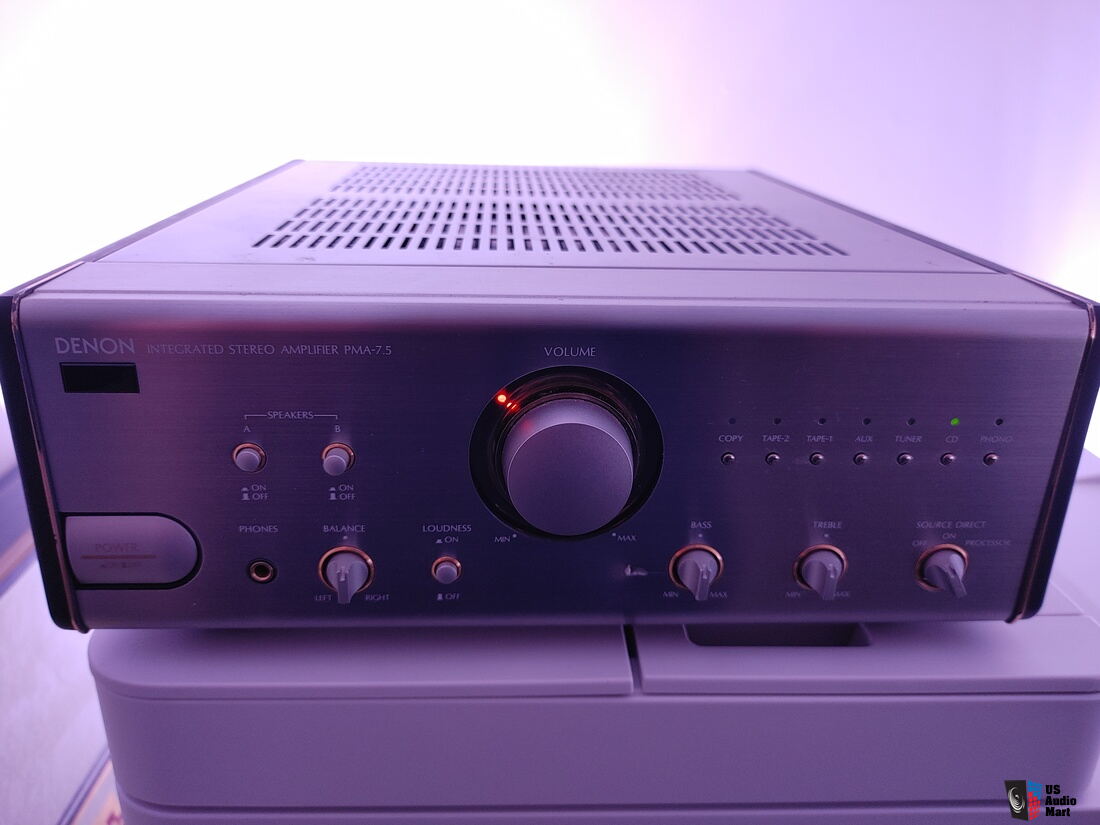 Denon PMA 7.5 Integrated Amp 120v US Voltage (45w x 2, 80w x 2 Stereo ...