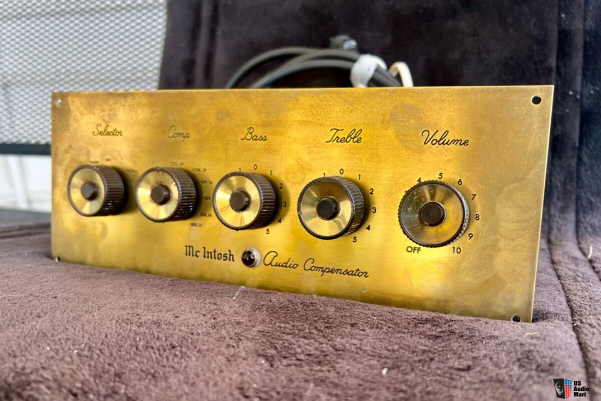 McIntosh C4 Audio Compensator-mono tube preamp -works! Photo #5010640 ...