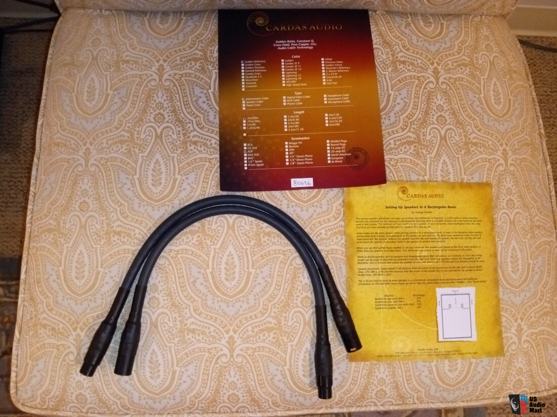 Cardas Golden Reference XLR .5M Photo #5011785 - US Audio Mart