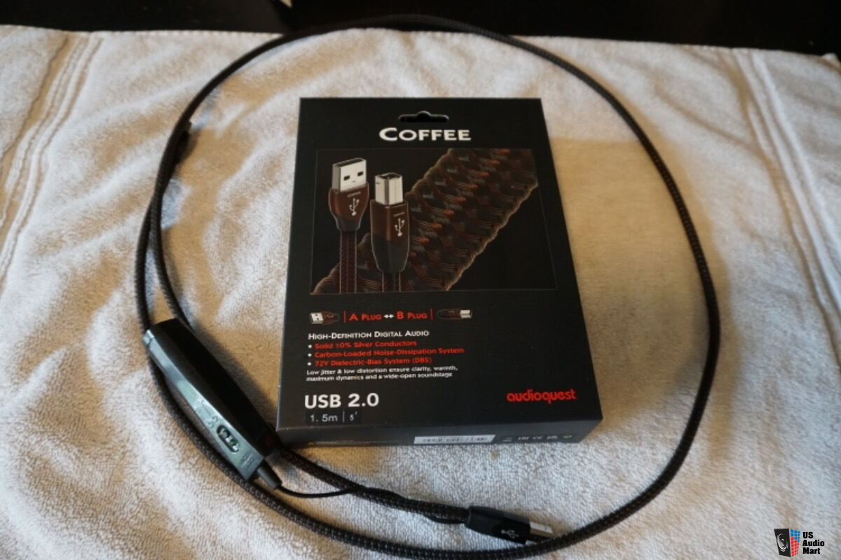 Audioquest Coffee USB A - B 1.5 meters Photo #5011819 - US Audio Mart
