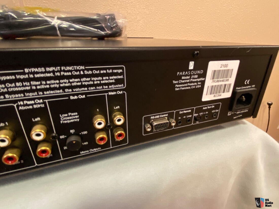 Parasound new classic 2100 preamp Photo #5012440 - US Audio Mart