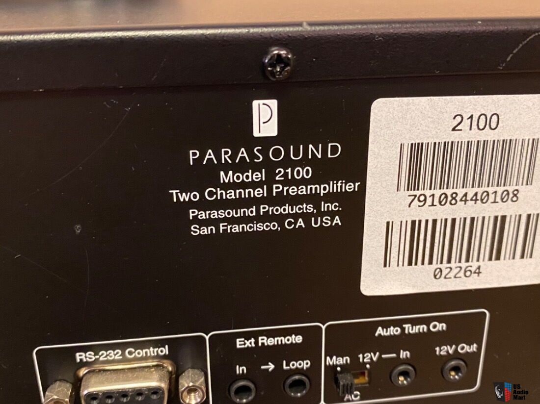 Parasound new classic 2100 preamp Photo #5012439 - US Audio Mart