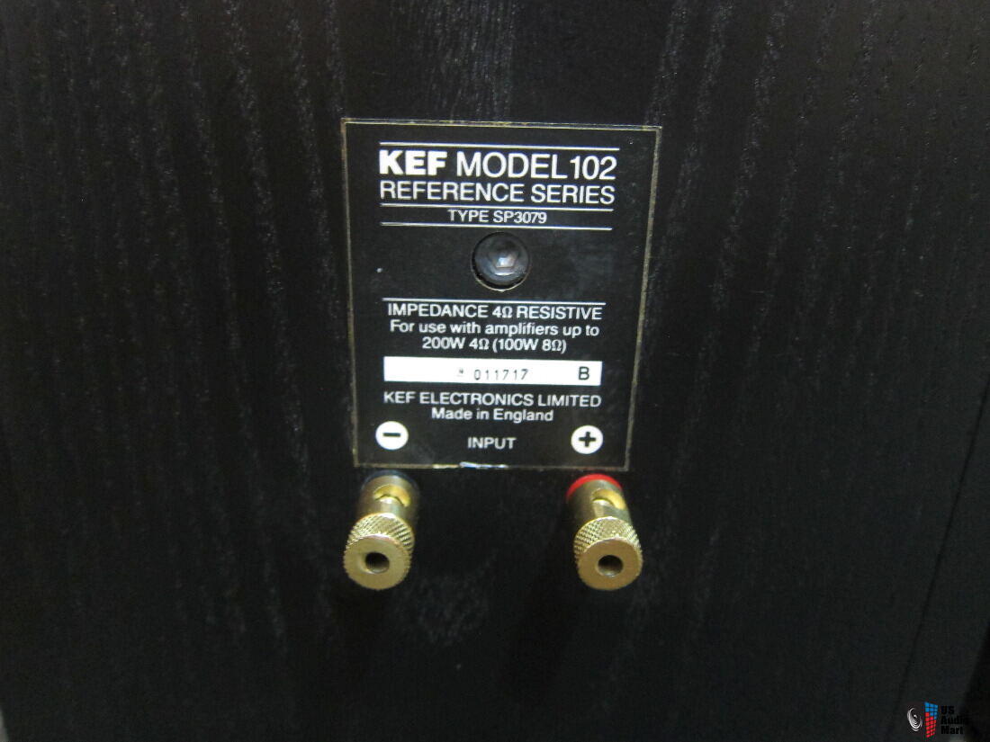 Pair KEF Reference Series Model 102 Speakers,Ex Sound,Nice Condition,GB ...