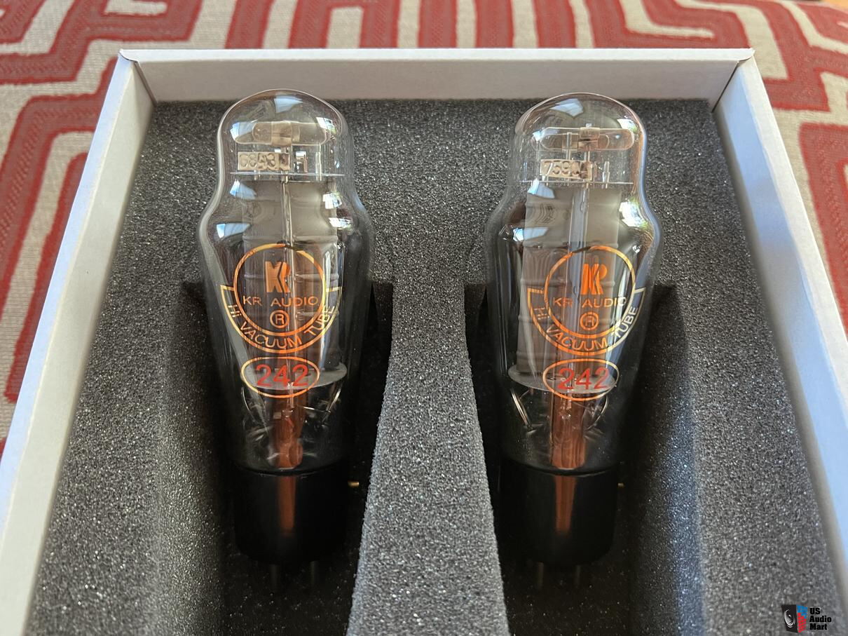 KR Audio 242 tubes - tested 11/13/23 higher than 100% Gm/Ia For Sale ...