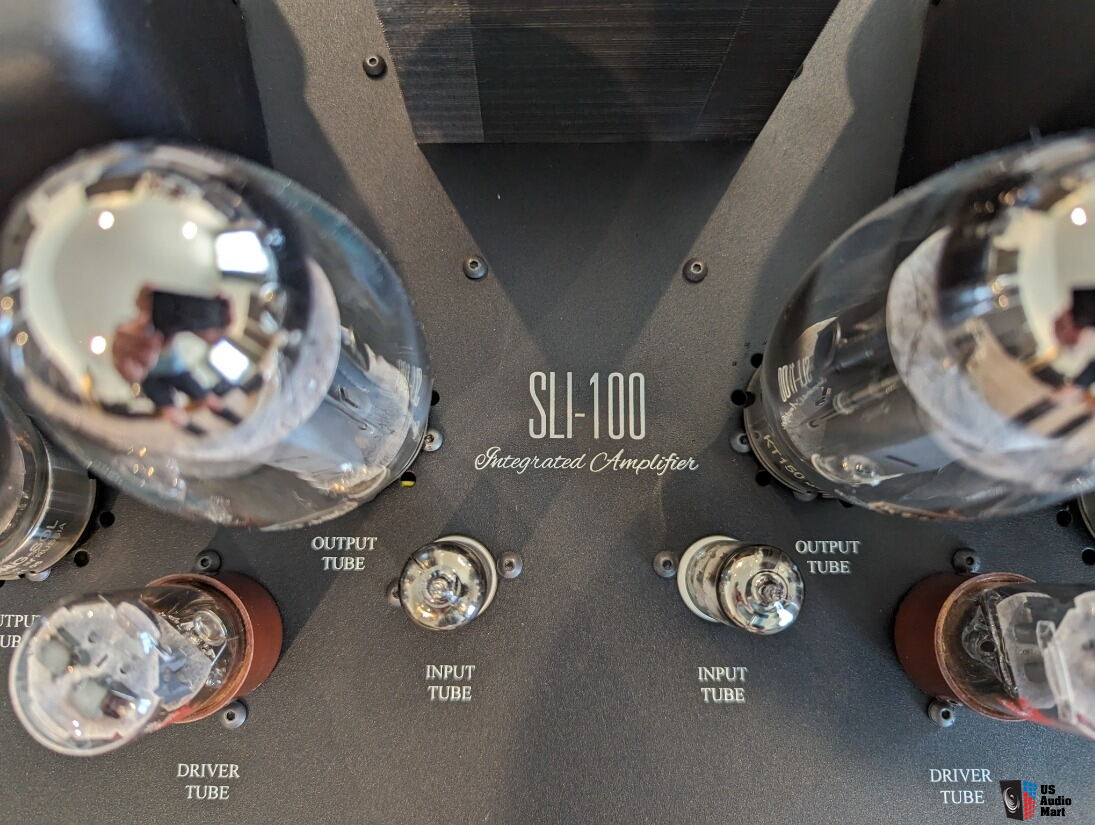Cary Audio SLI-100 Tube Integrated Amplifier, 100w/chl, KT-100 Output ...