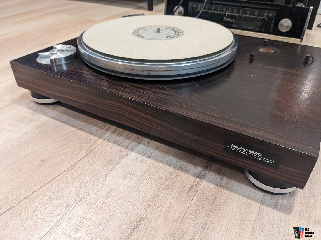 Micro Seiki BL-51 Belt-Drive Turntable, Upgraded Glass Mat - Works ...