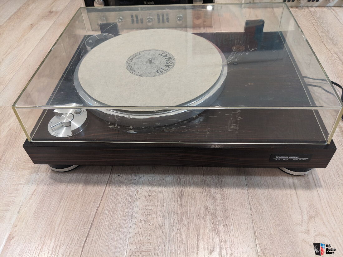 Micro Seiki BL-51 Belt-Drive Turntable, Upgraded Glass Mat - Works ...