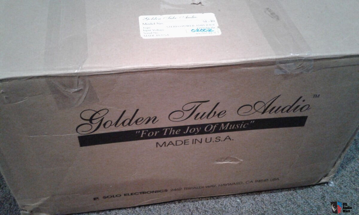 golden tube SE 40 amplifier Photo #5016603 - US Audio Mart